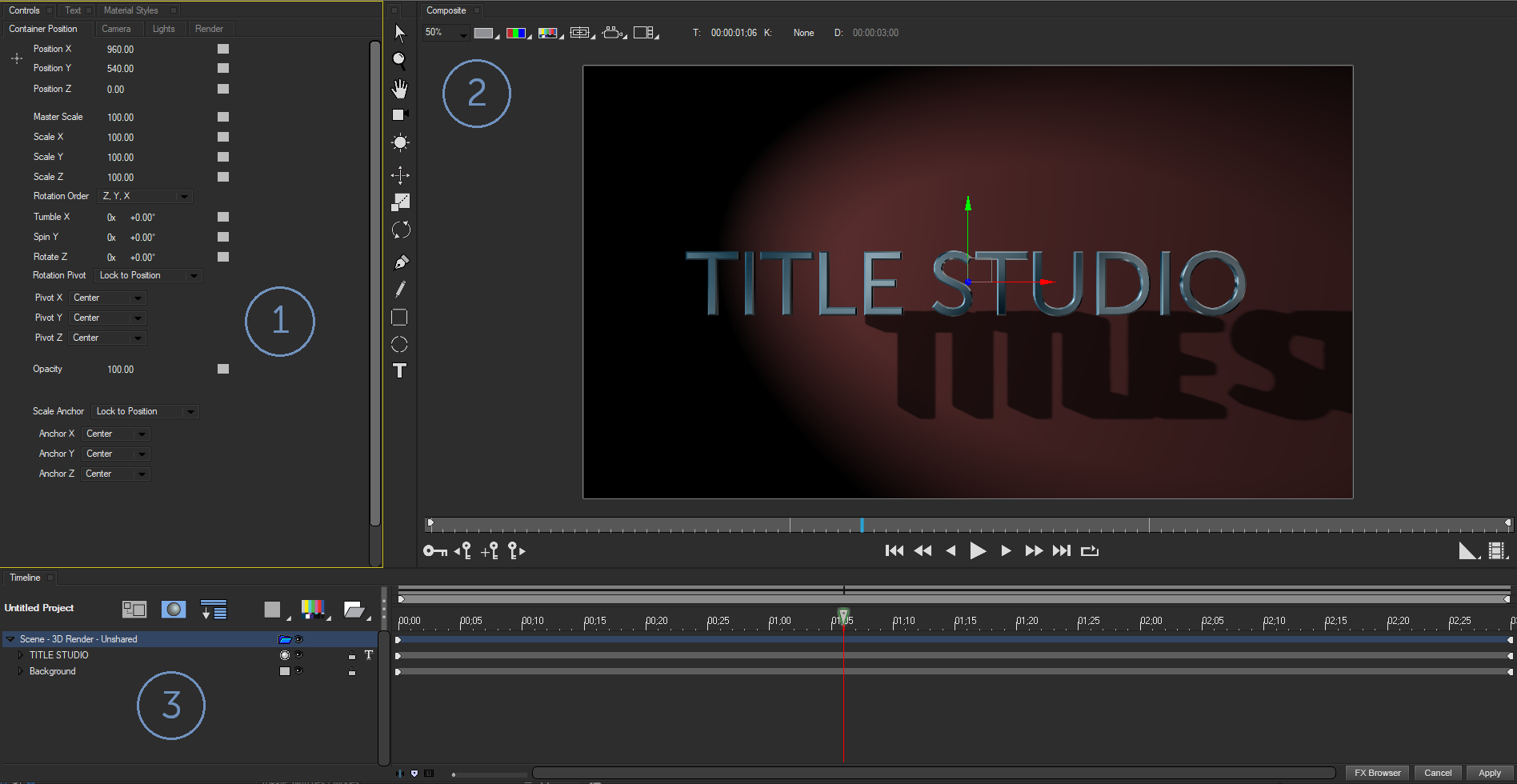 BCC Title Studio | Boris FX