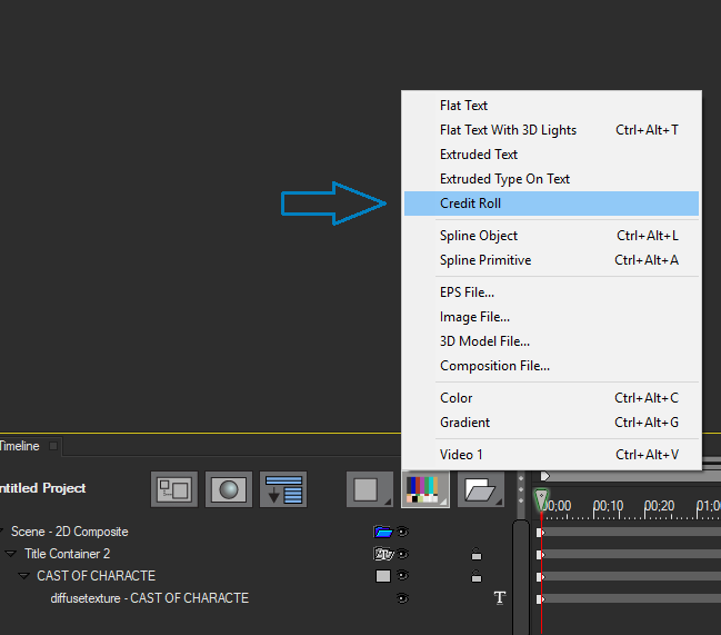 Title Studio- Creating a Credit Roll | Boris FX