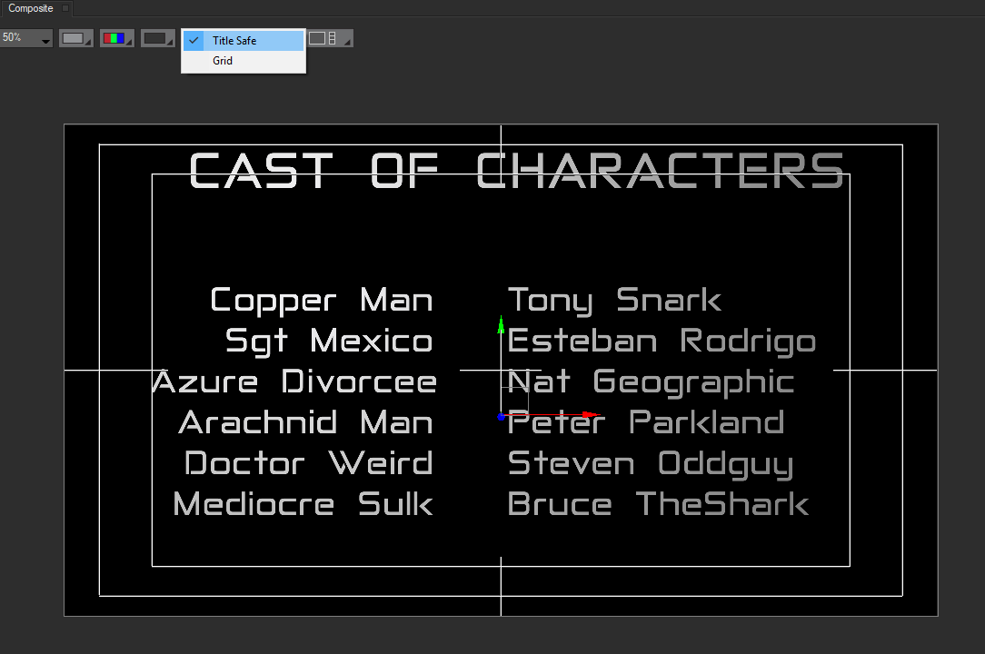 Title Studio- Creating a Credit Roll | Boris FX