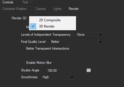 Title Studio- The Render Tab | Boris FX