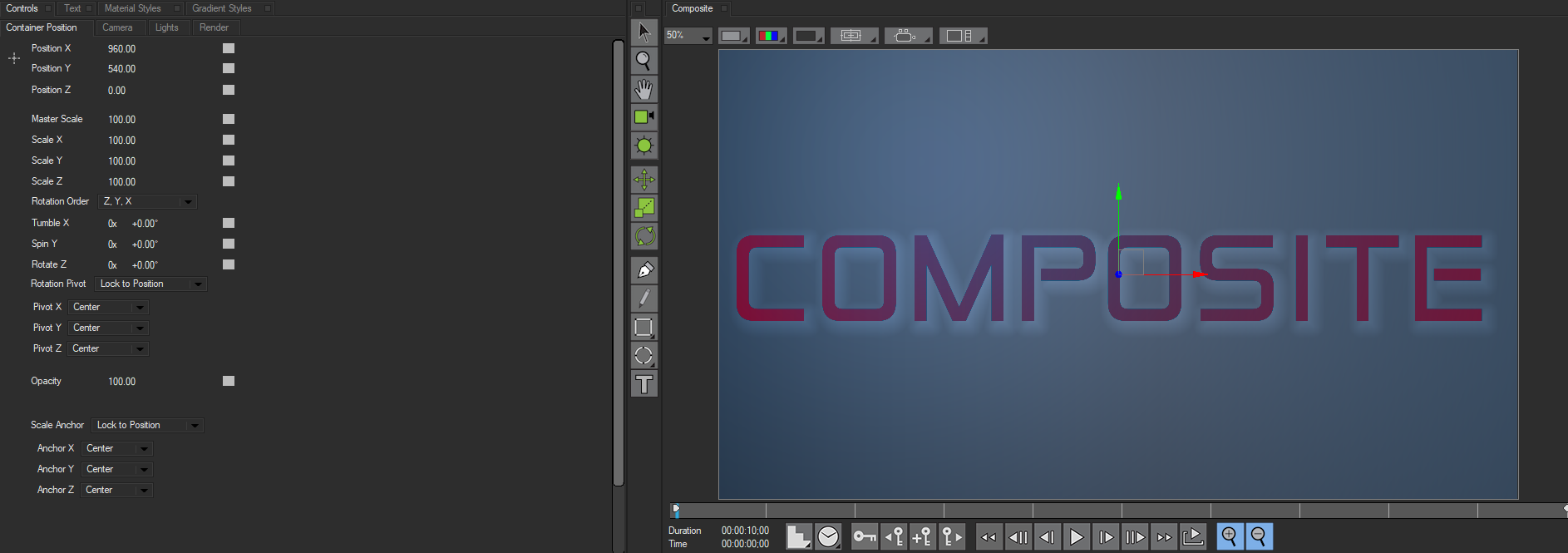 Title Studio - The Title Container Parameter Guide | Boris FX
