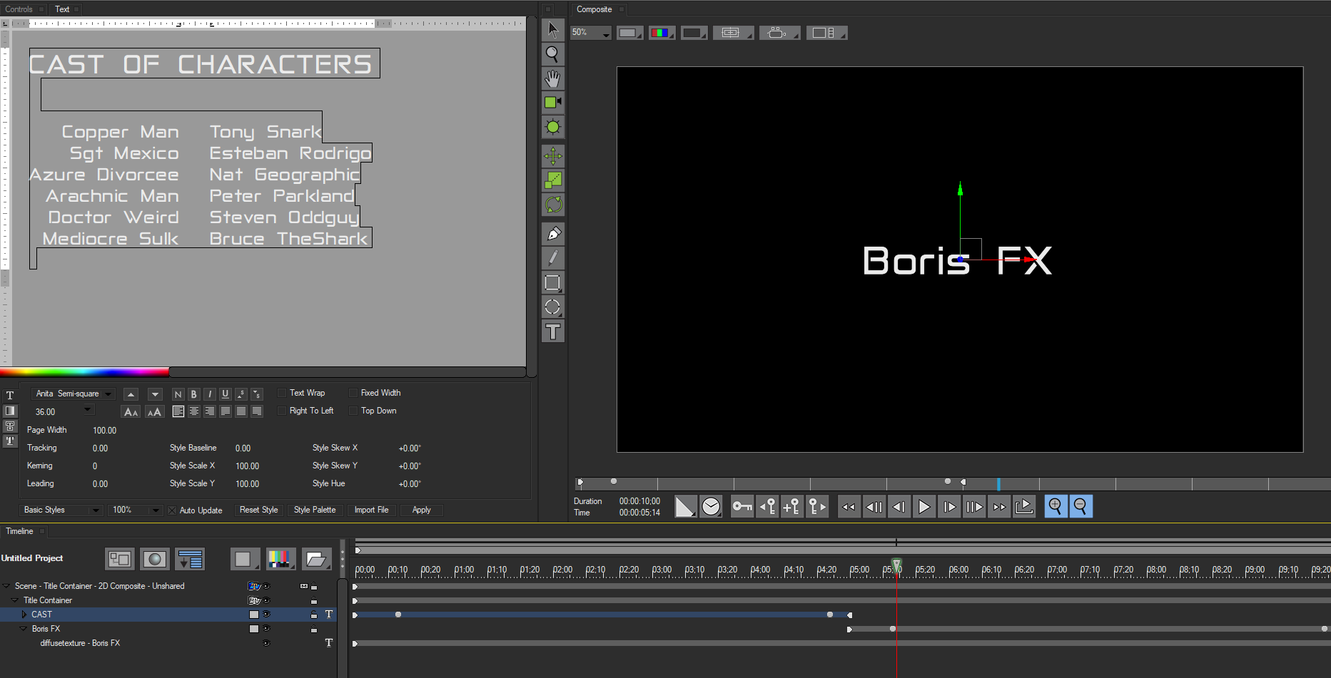 Title Studio- Creating A Fade Effect | Boris FX