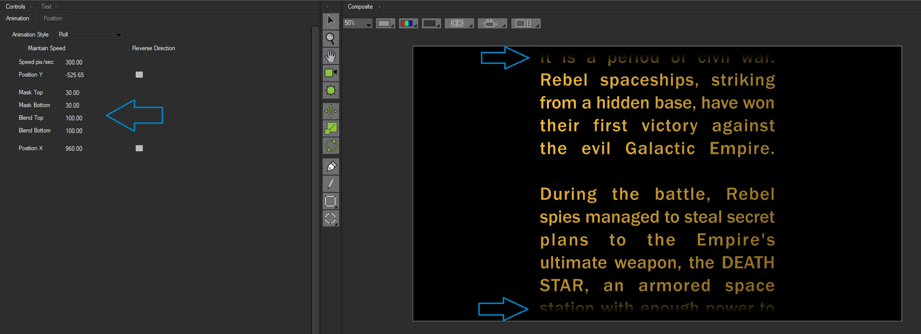 Title Studio- Creating a Credit Roll Part Two | Boris FX