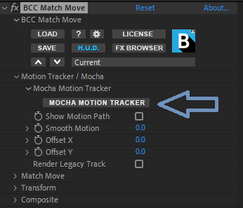BCC Match Move | Boris FX