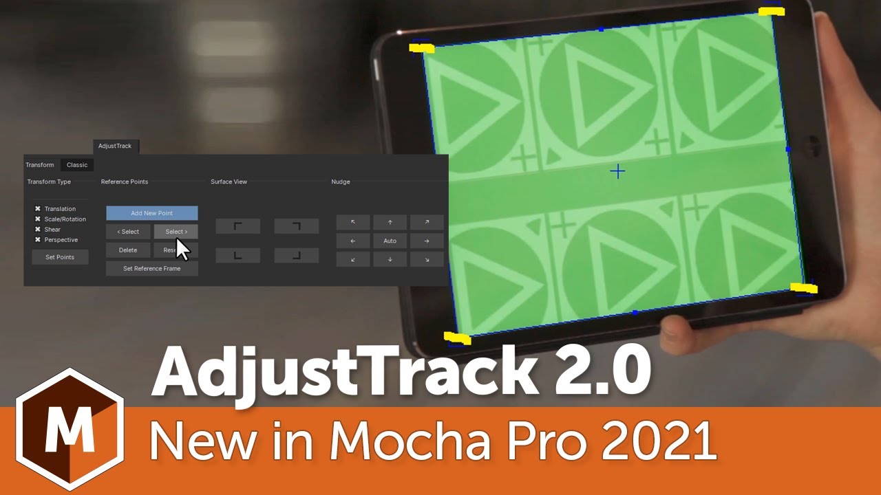 Mocha Pro 2021: Improved AdjustTrack Module | Boris FX